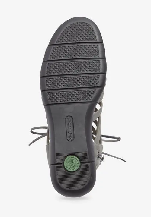 COMFORTVIEW Renata Gladiator Sandal - Grey