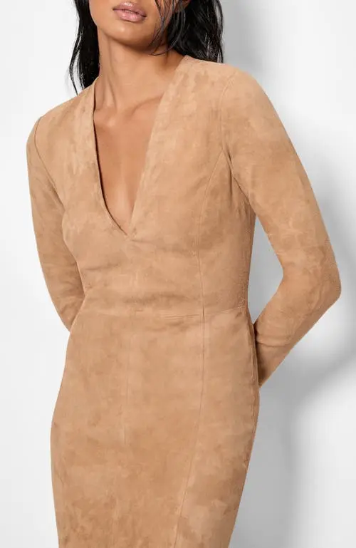 AS By DF Demeter Stretch Suede Dress
