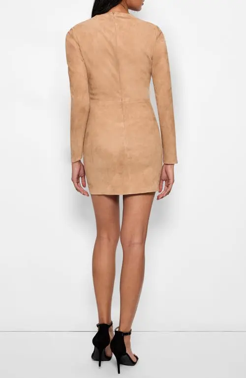 AS By DF Demeter Stretch Suede Dress