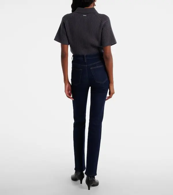 FRAME High-rise Slim Jeans
