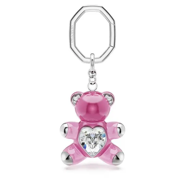 SWAROVSKI Teddy Key Ring - Pink
