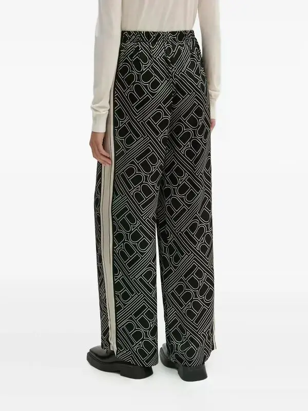 BRUUNS BAZAAR Logo-pattern Trousers