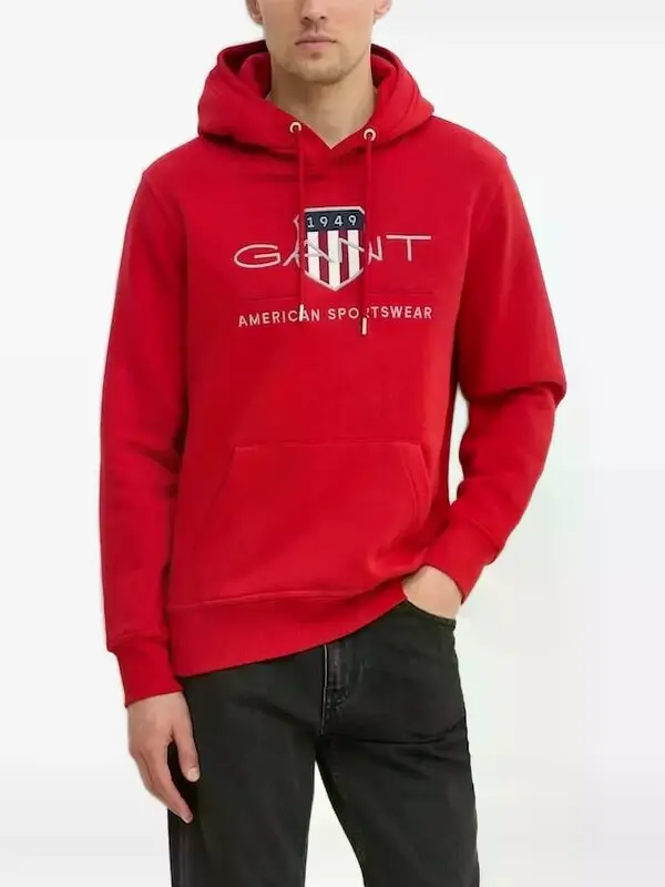 Gant Embroidered Logo Hoodie