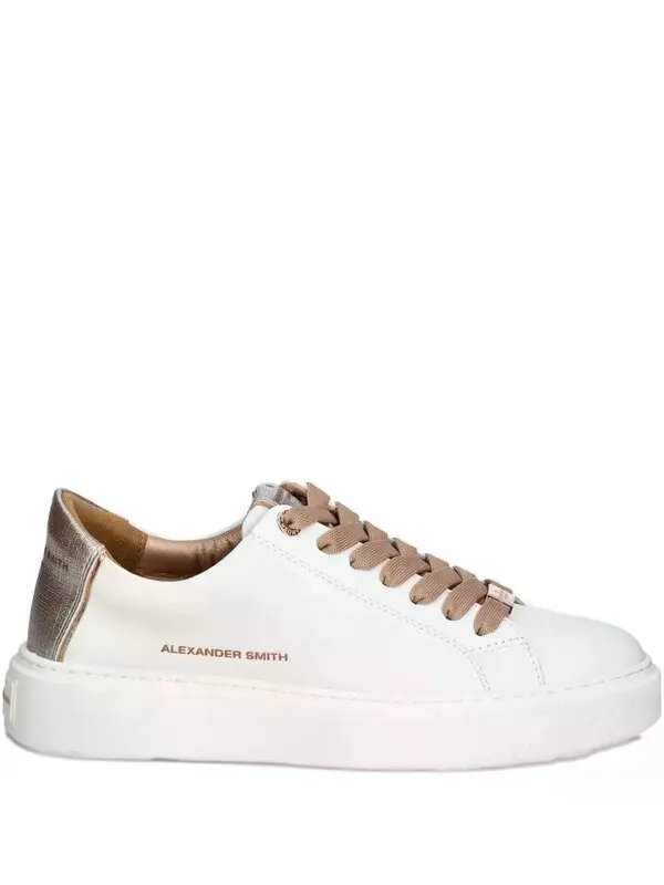ALEXANDER SMITH Leather Lace-up Sneakers