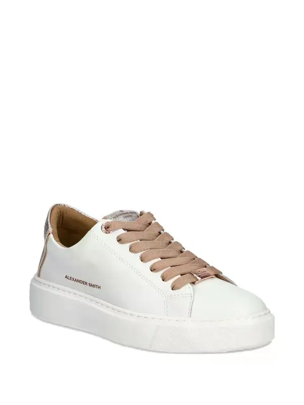 ALEXANDER SMITH Leather Lace-up Sneakers