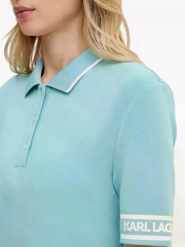 Karl Lagerfeld Logo-detail Polo Dress