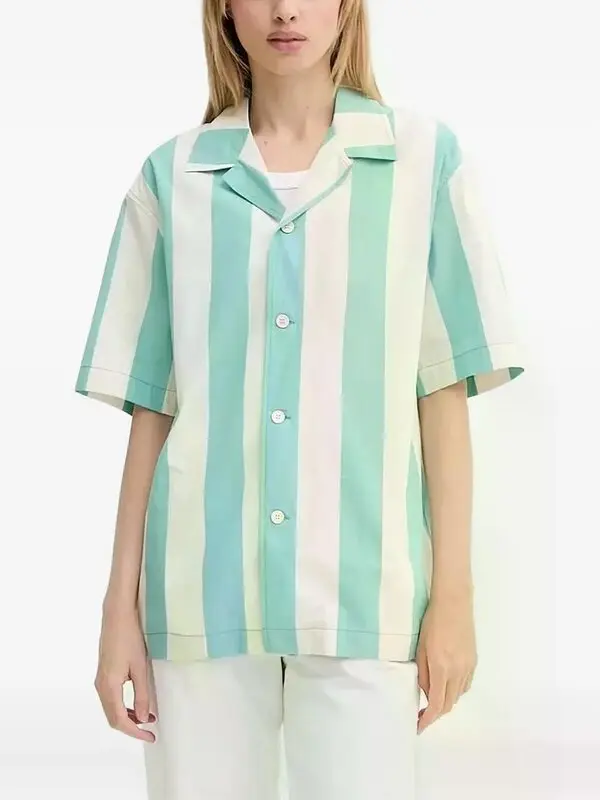 Sunnei Striped Short-sleeve Shirt