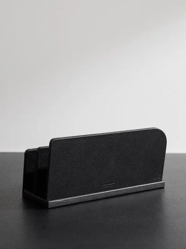 Montblanc Cross-grain Leather Letter Rack