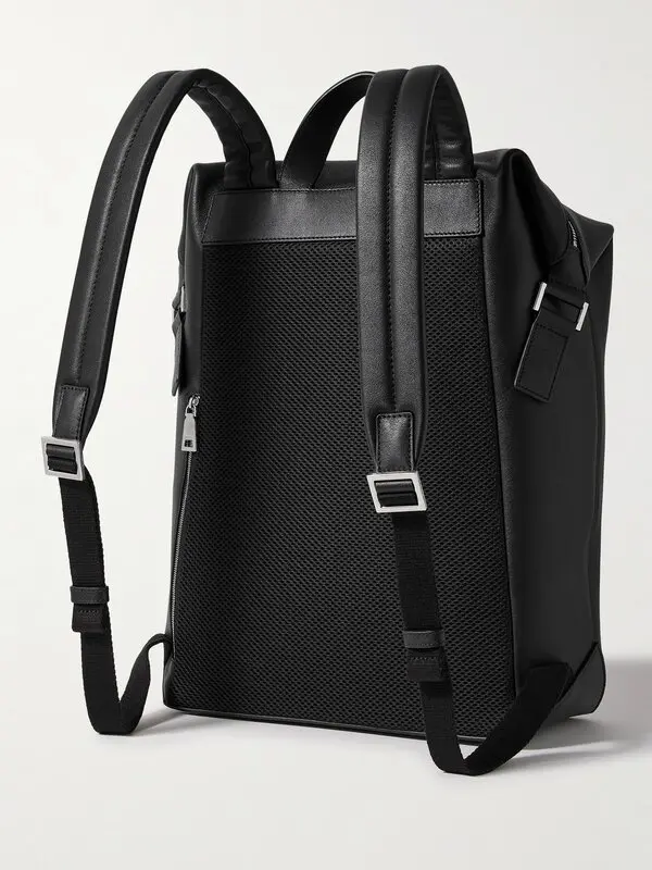 Mulberry Rye Full-grain Leather Backpack