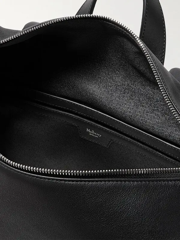 Mulberry Rye Full-grain Leather Backpack