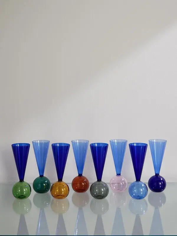 L'ATELIER DU VIN Bubbles Celebration Champagne Flutes Set - Multi
