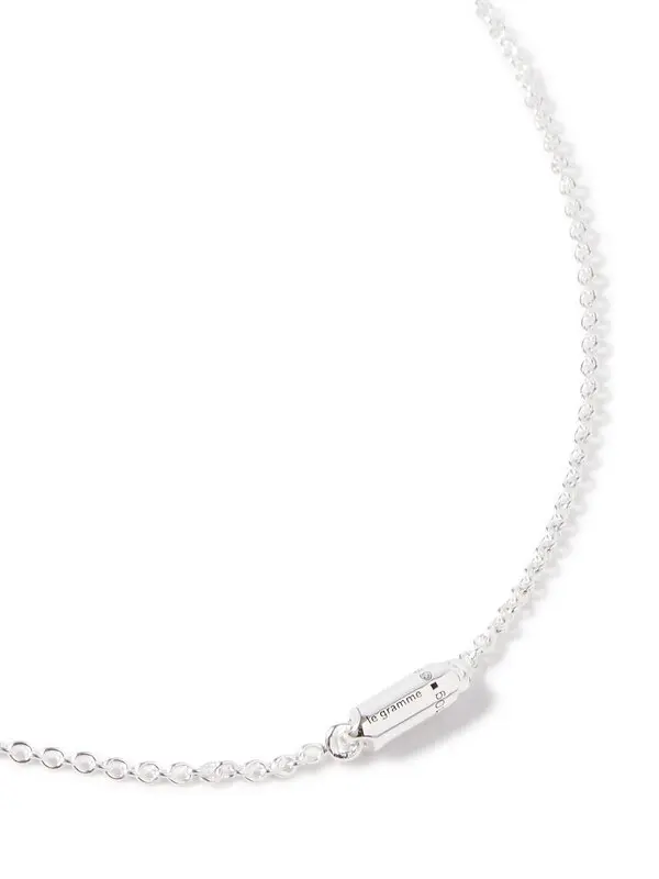 Le Gramme 10g Segment Recycled Sterling Necklace - Silver