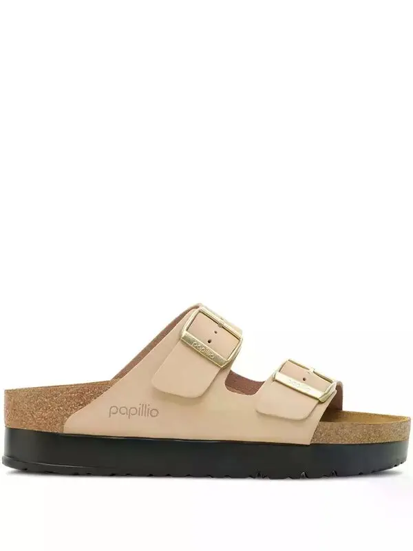 BIRKENSTOCK Double-buckle Platform Slides
