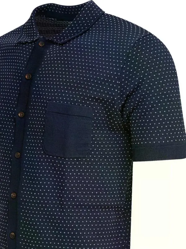 RAKKI Polka-dot Button-down Shirt