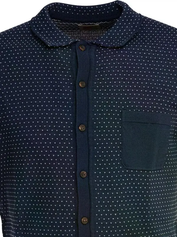 RAKKI Polka-dot Button-down Shirt