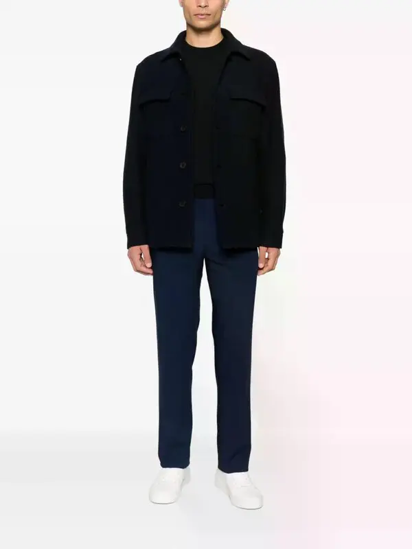 Sandro Wool Flap-pocket Overshirt