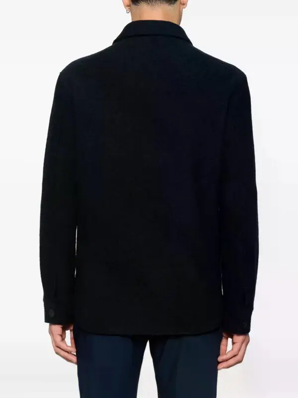Sandro Wool Flap-pocket Overshirt
