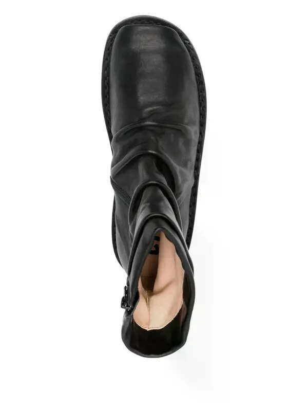TRIPPEN Ruched Calf-leather Boots