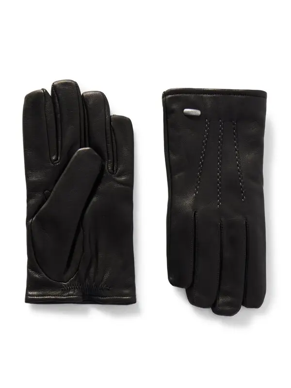 Our Legacy Leather Gloves - Black