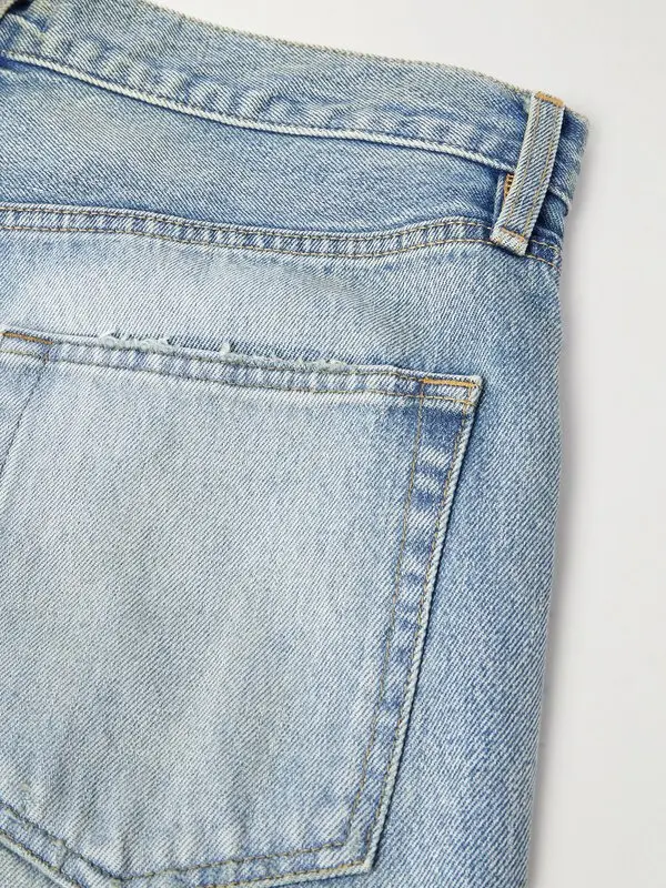 Fear Of God Straight-leg Logo-appliquéd Jeans