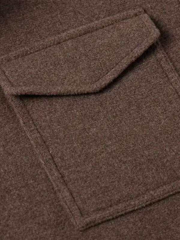 Herno Wool-blend Felt Overshirt