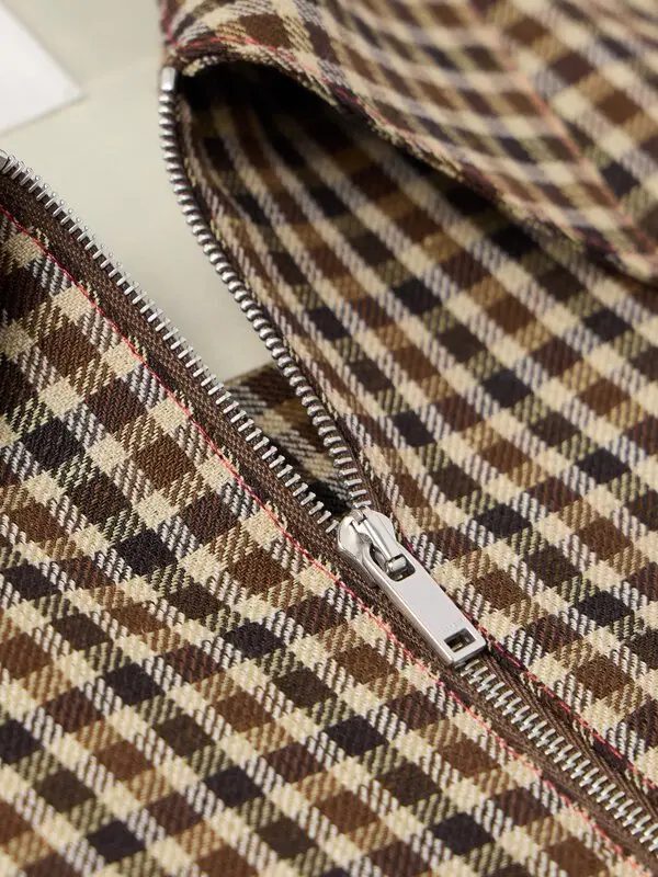 JIL SANDER Wool And Linen-blend Overshirt