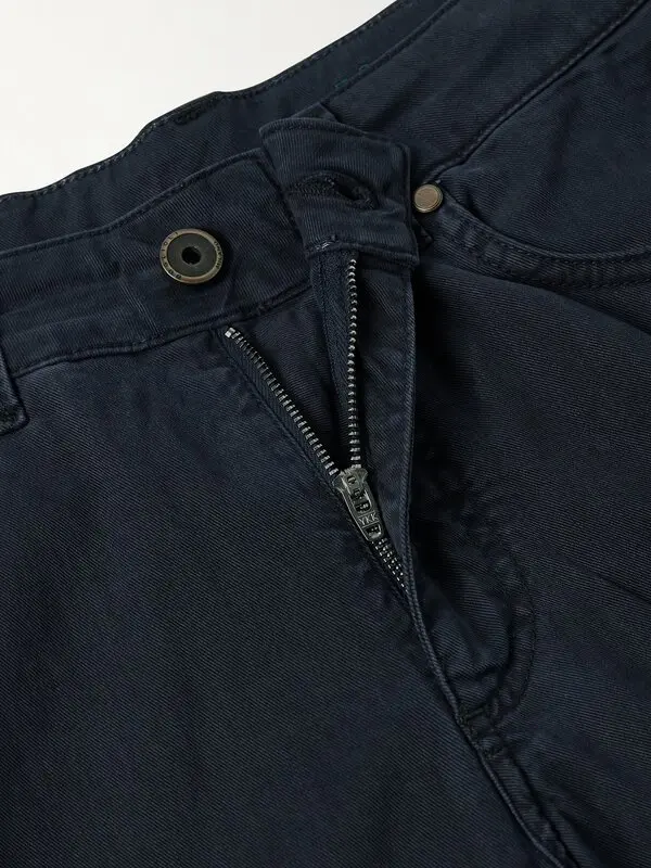 Boglioli Slim-fit Cotton-blend Twill Trousers