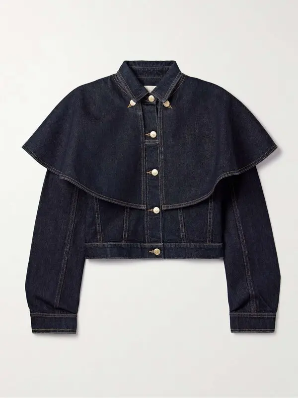 Ulla Johnson The Anais Denim Jacket - Dark Denim