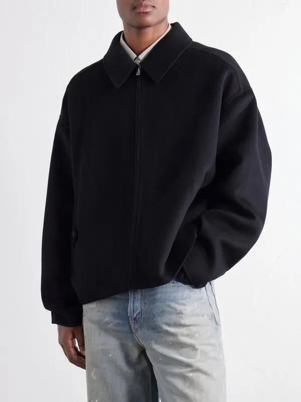 Acne Studios Doveo Double-faced Wool And Cashmere-blend Felt Jacket - Black
