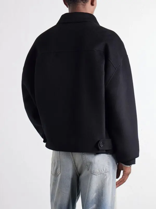 Acne Studios Doveo Double-faced Wool And Cashmere-blend Felt Jacket - Black