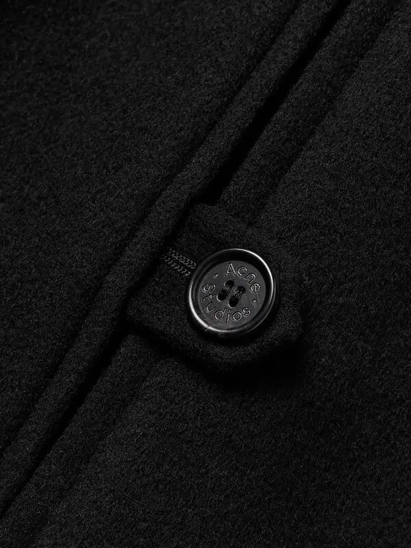 Acne Studios Doveo Double-faced Wool And Cashmere-blend Felt Jacket - Black