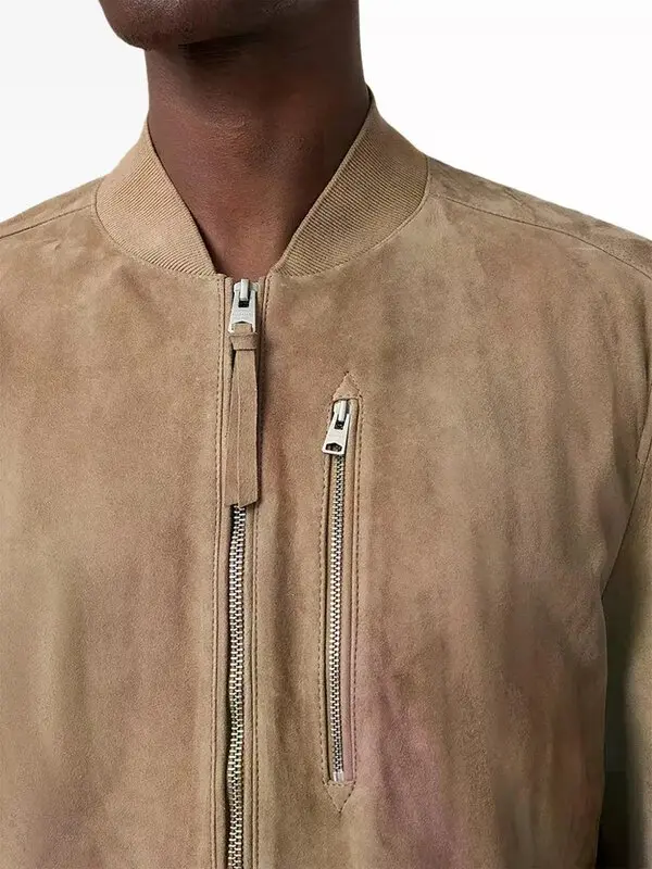 ALLSAINTS Kemble Suede Bomber Jacket