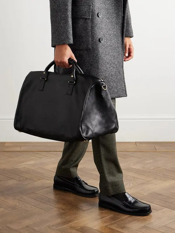 Bennett Winch Commuter Full-grain Leather Holdall