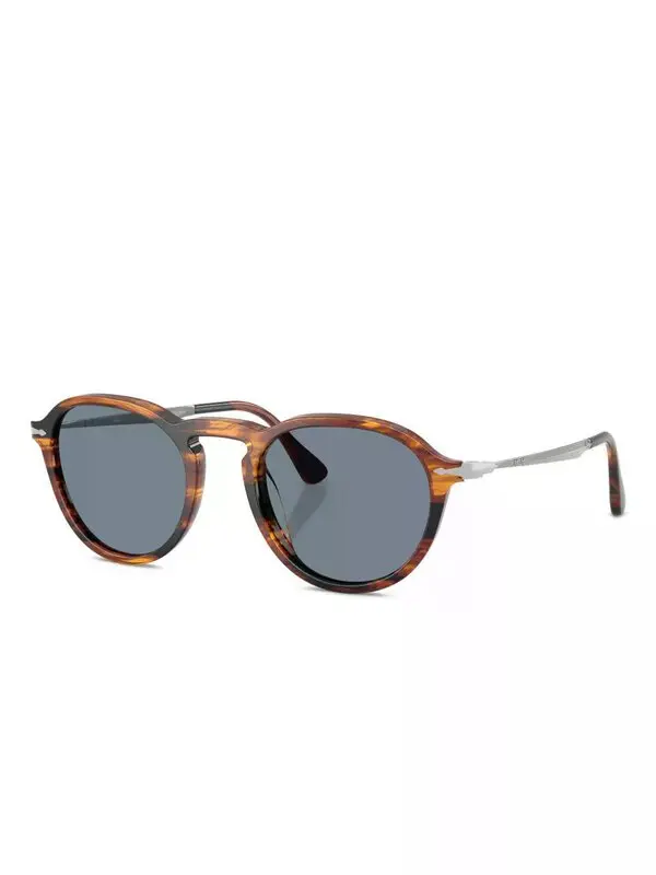 Persol Tortoiseshell Round-frame Sunglasses