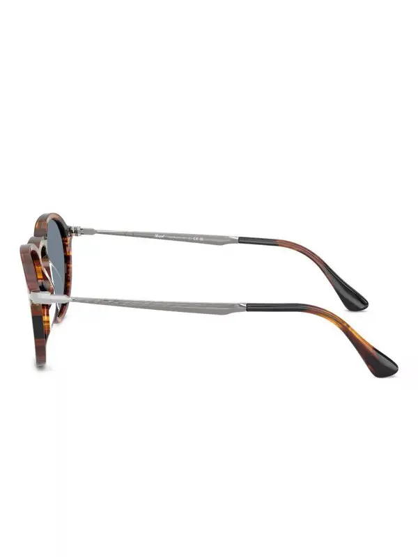 Persol Tortoiseshell Round-frame Sunglasses