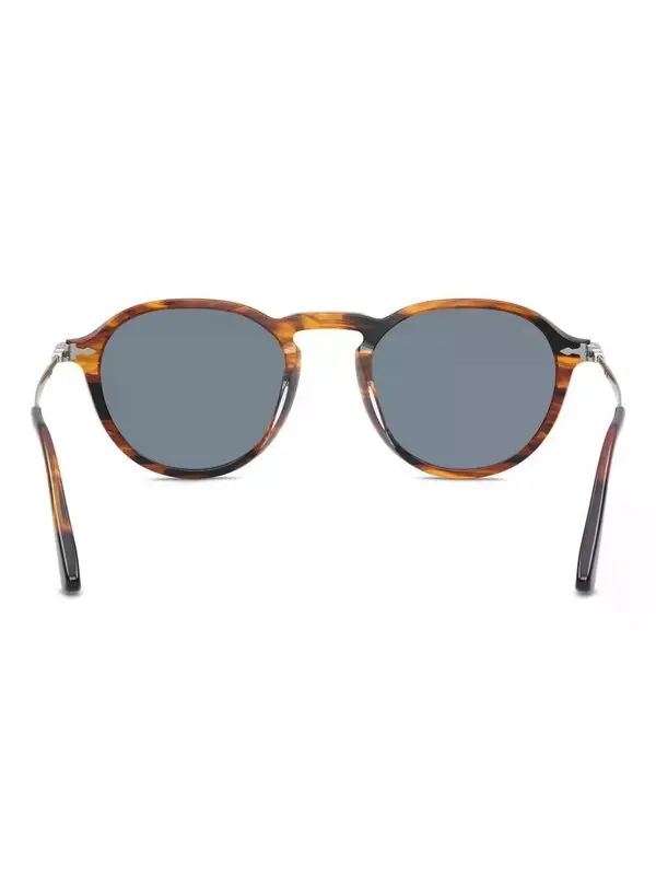 Persol Tortoiseshell Round-frame Sunglasses