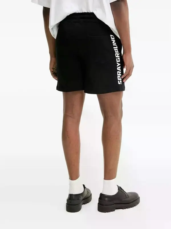 SPRAYGROUND Shark-logo Drawstring Shorts