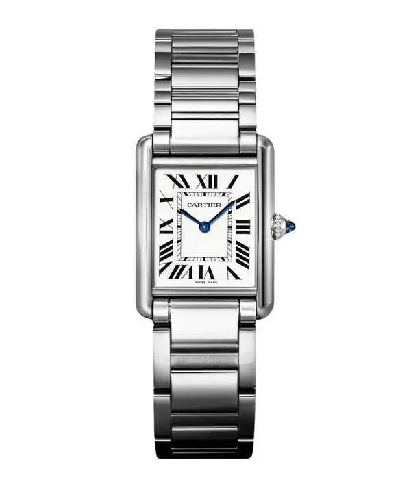 CARTIER Tank Must De Large Solarbeat™ 33.7mm Stainless Steel Watch - Gray