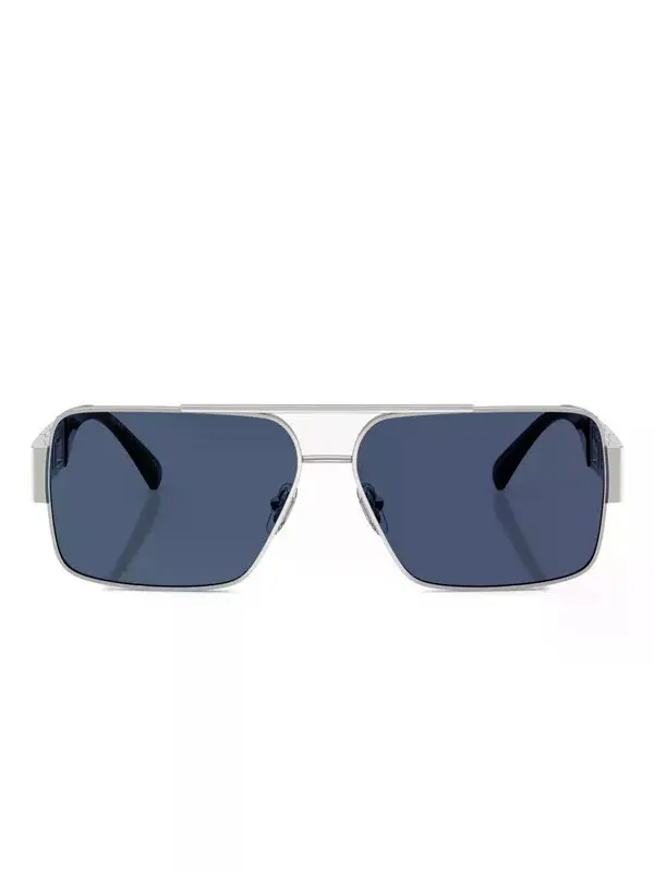 Versace Square Frame Sunglasses - Silver