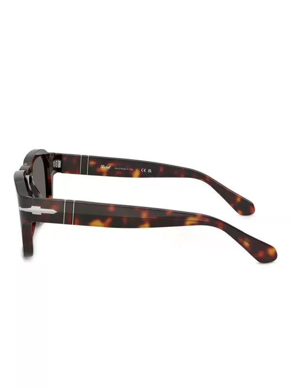 Persol Tortoiseshell Square Frame Sunglasses