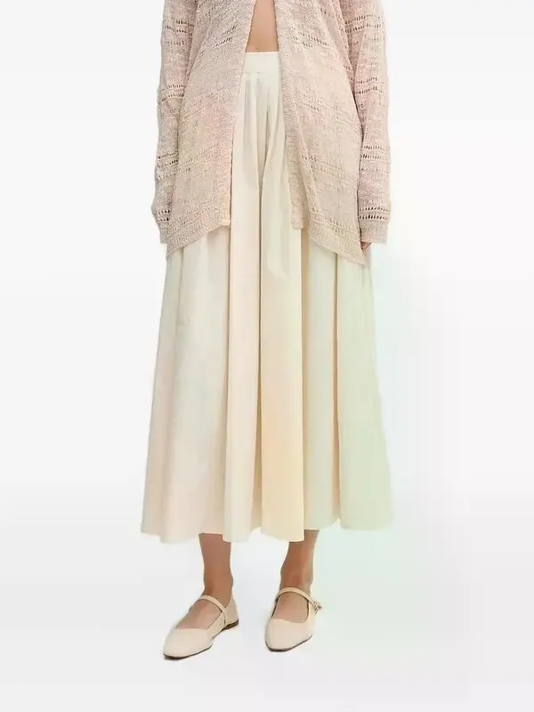 PEDRO DEL HIERRO Pleated Midi Skirt