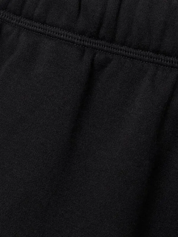 SKIMS Classic Cotton-blend Jersey Straight-leg Pants - Black