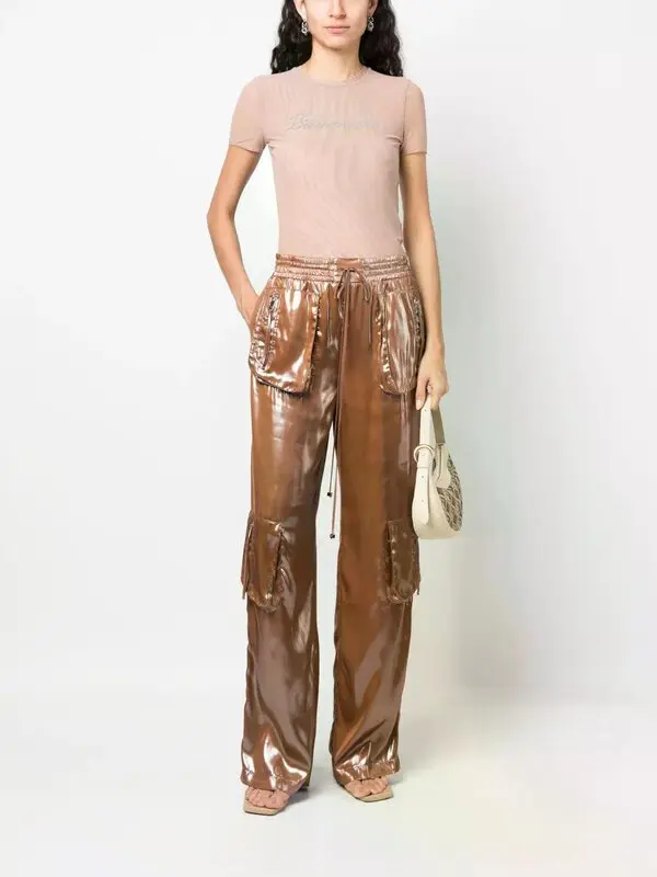 Blumarine Patch-pockets Straight-leg Trousers