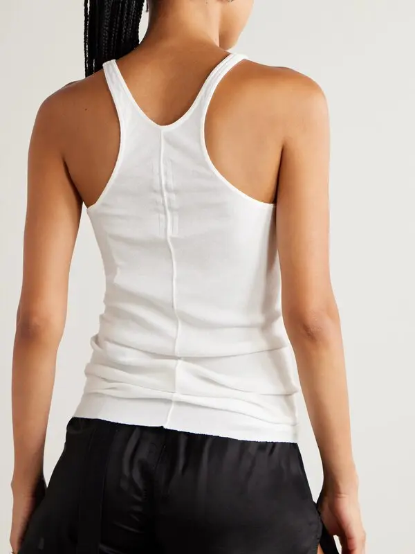Rick Owens Cotton-jersey Racerback Tank