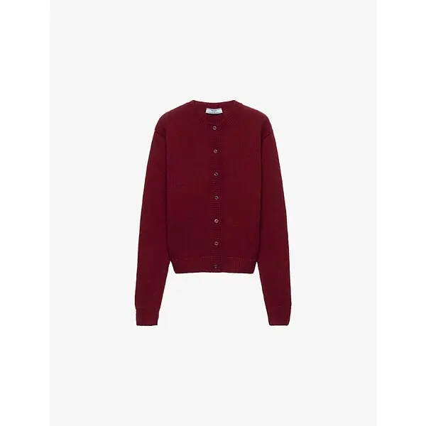 Prada Triangle-logo Cashmere Knitted Cardigan