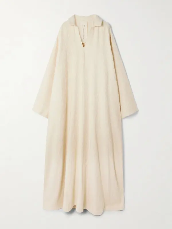 MARRAKSHI LIFE Cotton Flamme Kaftan - Neutrals