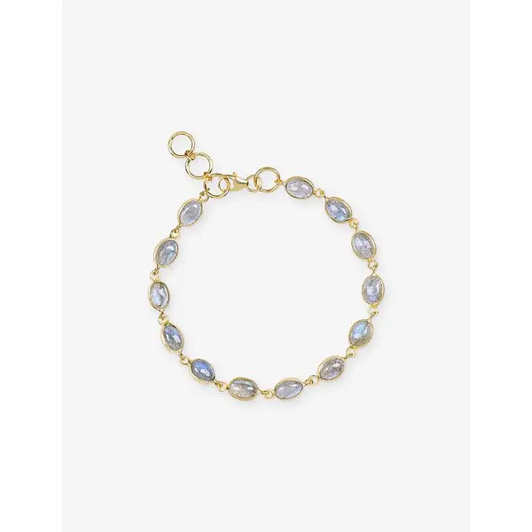 LA MAISON COUTURE Amadeus Luna Labradorite Bracelet - Blue