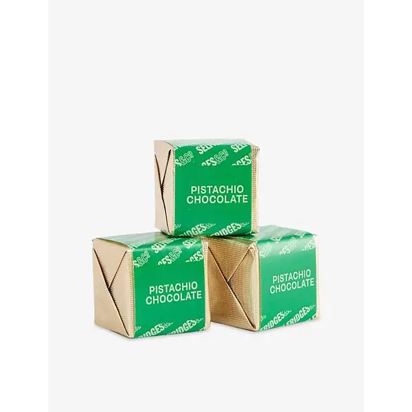 SELFRIDGES SELECTION Pistachio White Chocolates 80g