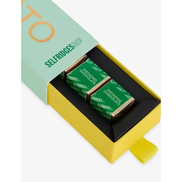 SELFRIDGES SELECTION Pistachio White Chocolates 80g