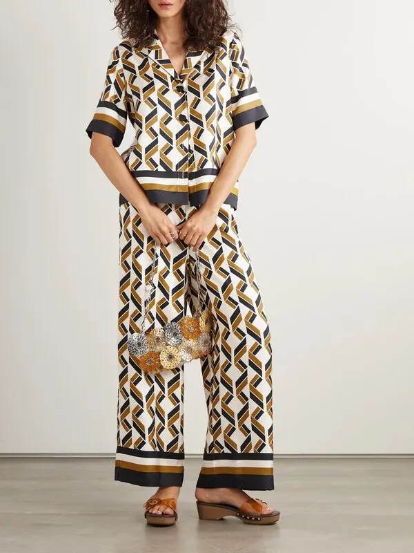 ERES Sonore Printed Silk-twill Shirt - Multi